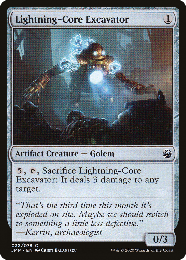 Lightning-Core Excavator – Top Deck